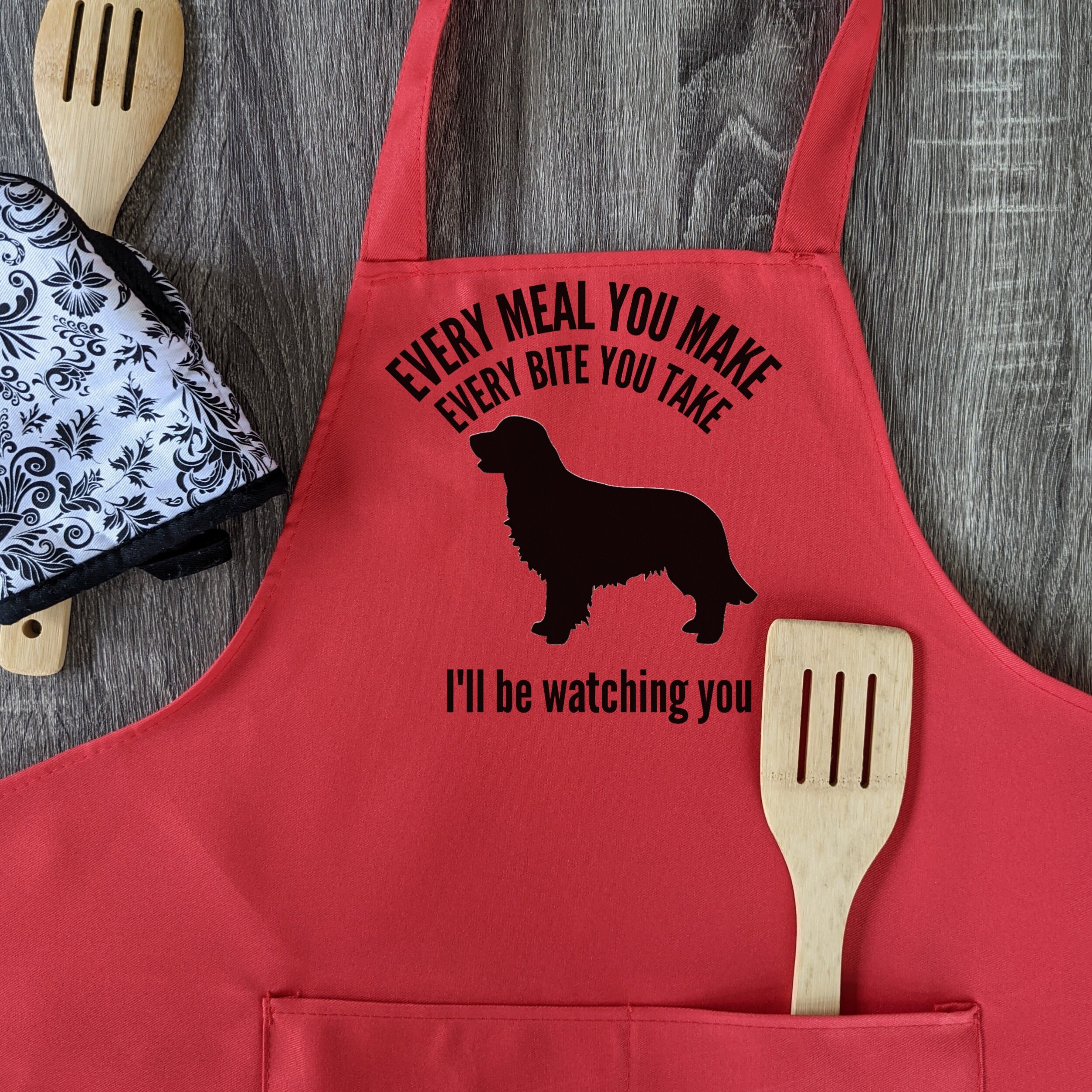 Golden Retriever Apron Funny Golden Lover Gift Every Meal | Etsy