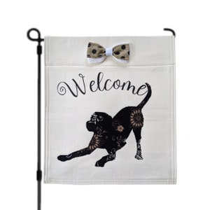 Labrador Garden Flag, Fall Lab Yard Sign, Farmhouse Pet Decor ...