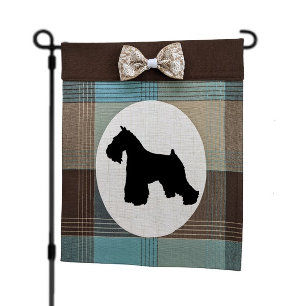 Miniature Schnauzer Garden Flag - Etsy