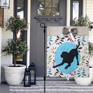 Labrador Garden Flag, Fall Lab Yard Sign, Farmhouse Pet Decor ...