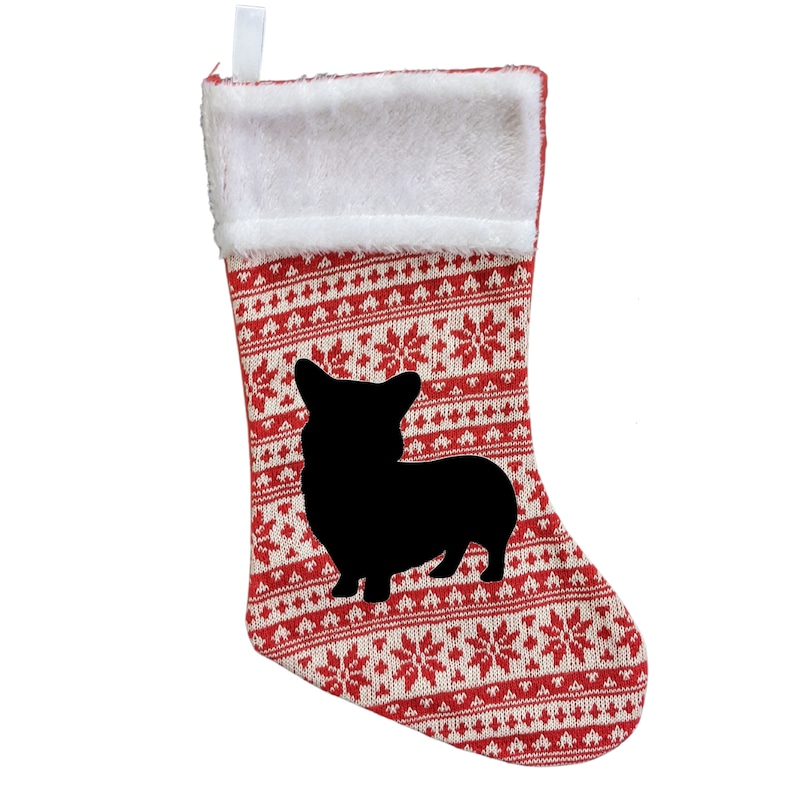 Corgi Christmas Stocking - Etsy