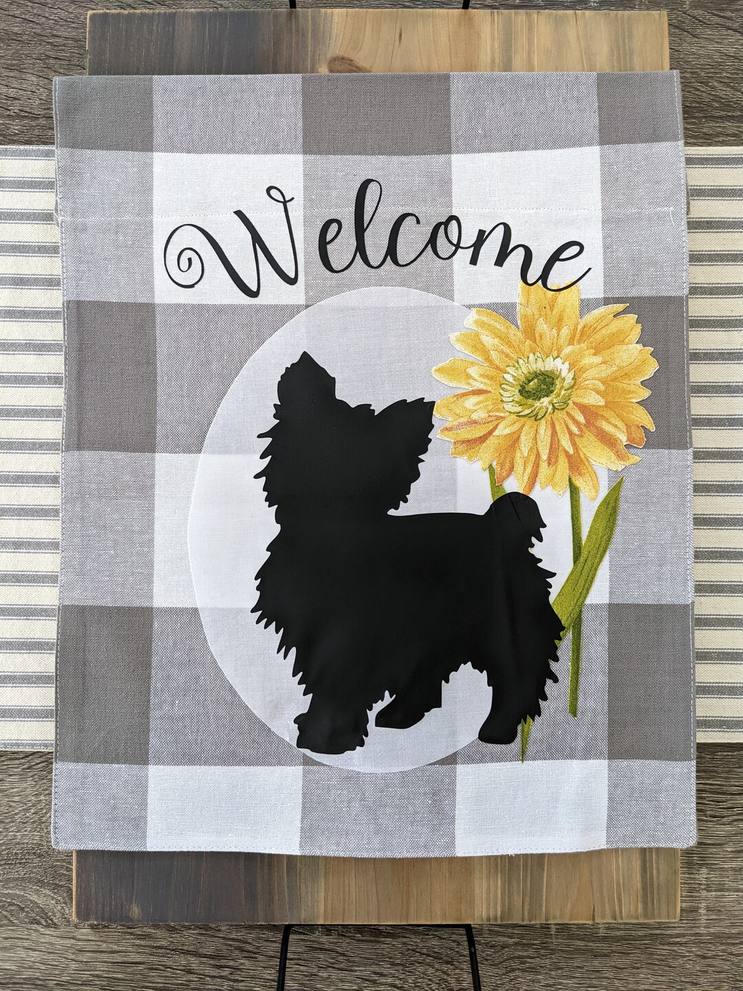 Yorkie Garden Flag Morkie Yard Sign Spring Summer Decor Dog - Etsy