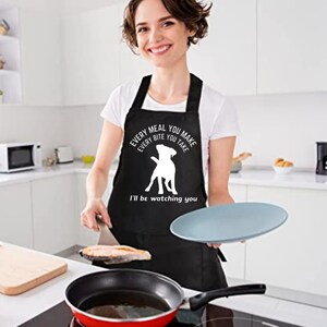 Jack Russell Terrier Apron, Funny Adult Unisex Bib Apron 2 Pockets ...