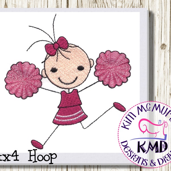 Girl Stick Figure - Etsy