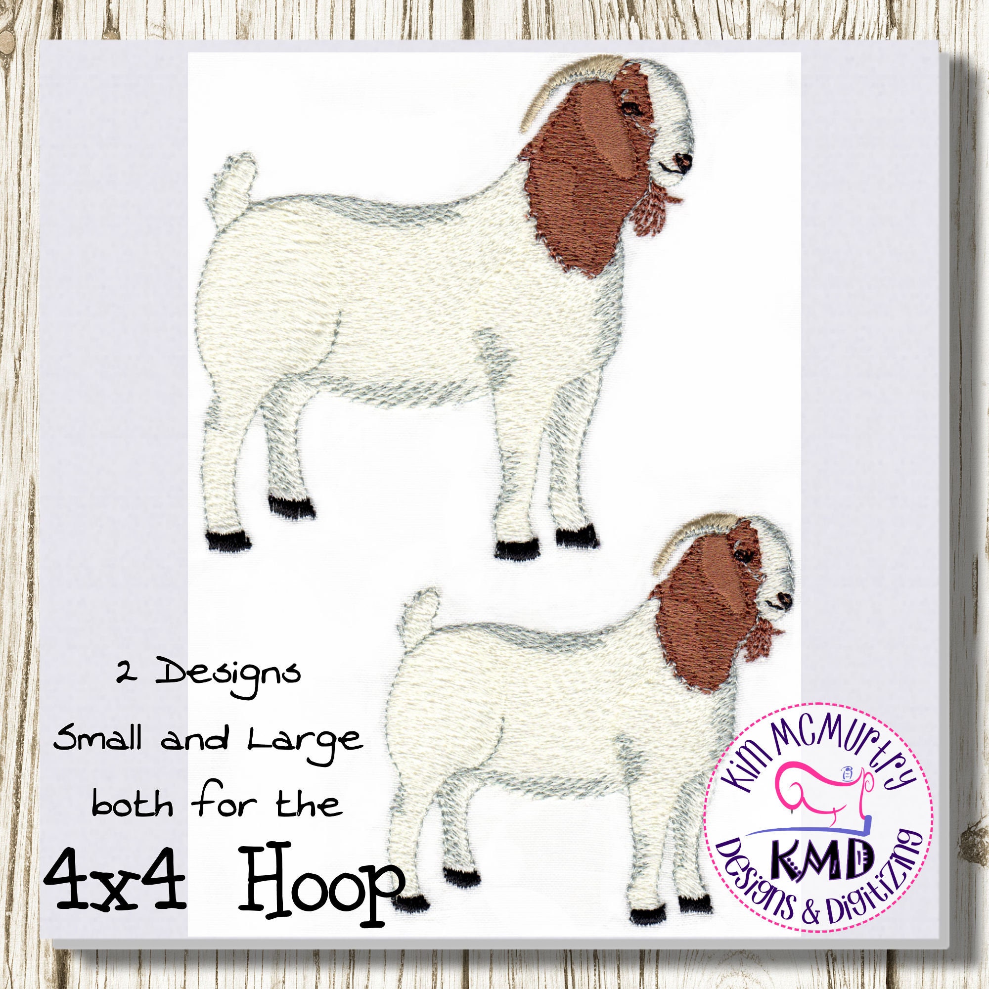 Machine Embroidery Designs Boer Goat Billy: Size 4x4, Instant Download ...