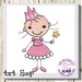 Machine Embroidery Princess Stick Girl: Size 4x4, Instant Download ...
