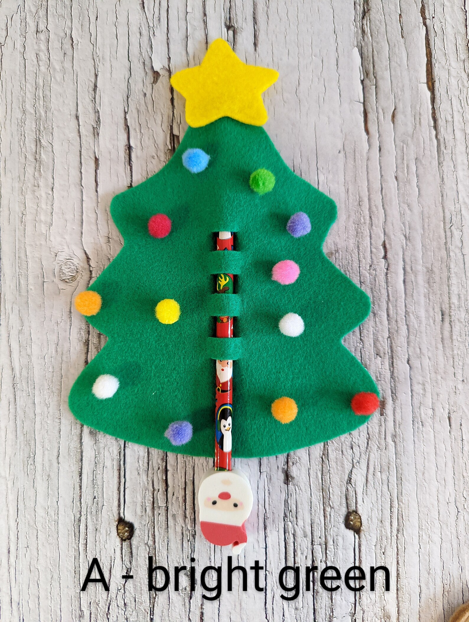 DIY Felt Candy Cane Christmas Tree Holder // Felt Candy Cane - Etsy Canada