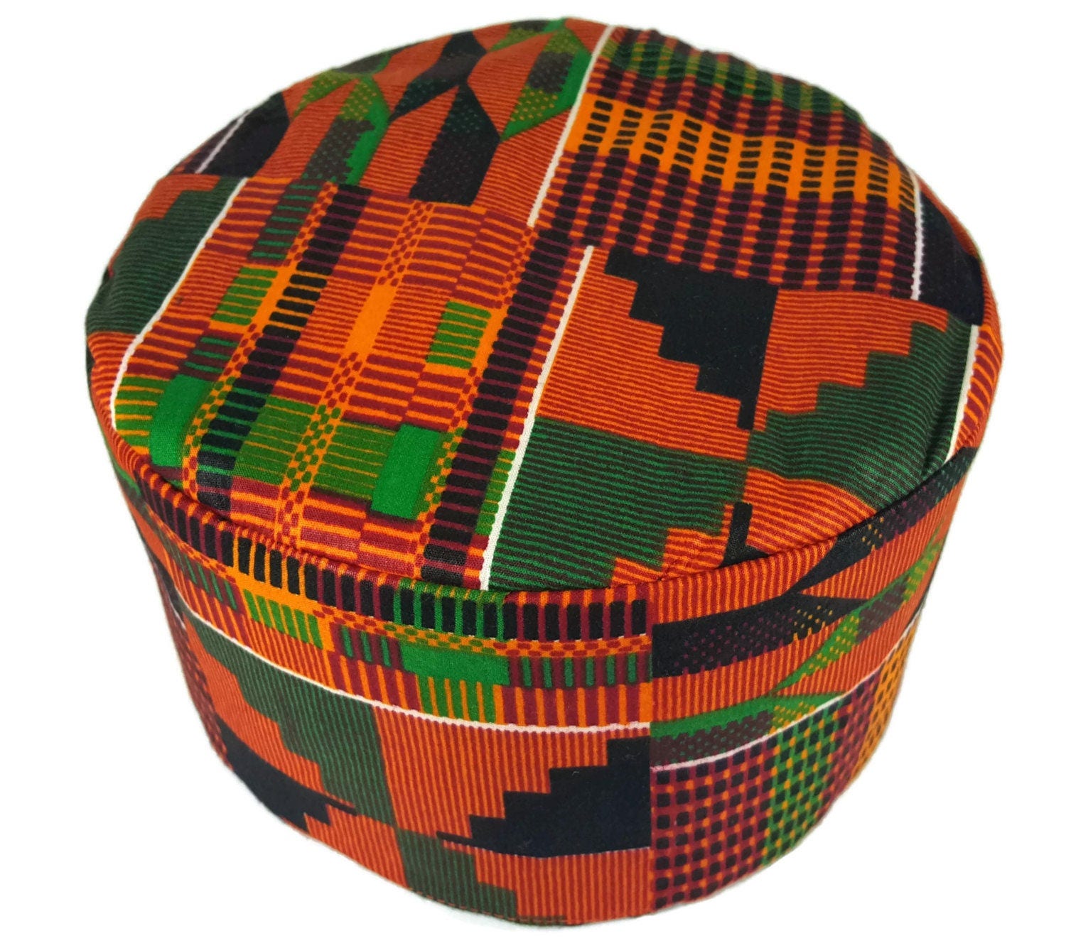 Traditional Kente Kofi Hat Black History Month Cap Kufi Hat | Etsy