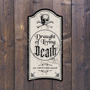 Potion Labels - Halloween - Witch/wizard Potion - Etsy