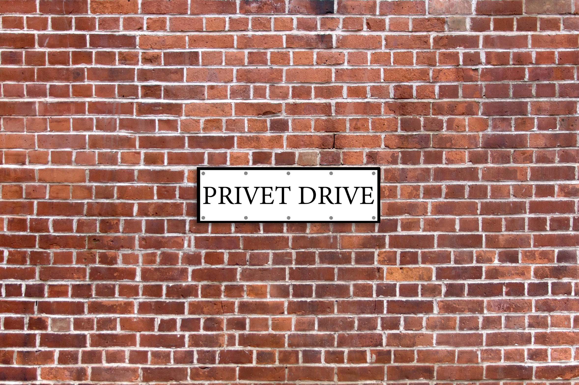 English Non-wizard Street Signs – Instant Download | Wizard-inspired ...