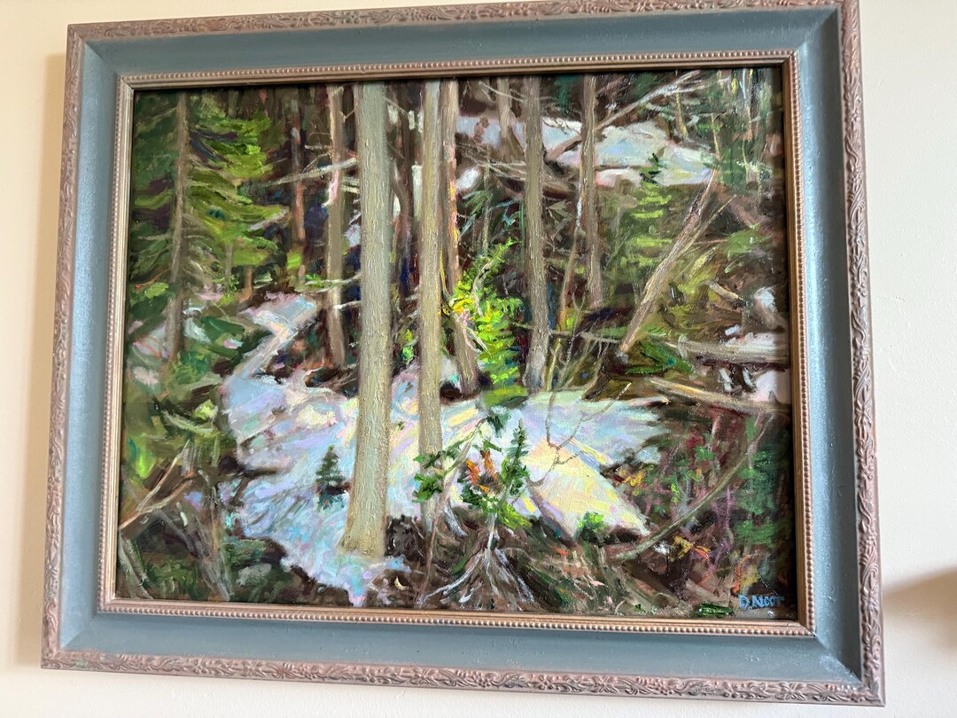 Original Oil Painting "snowbird" 16"x20" - Etsy