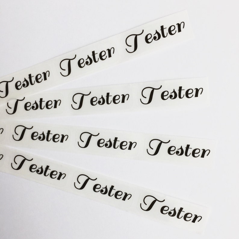 Waterproof Tester Labels for Lipsense and Cosmetics (20 Count) - Etsy