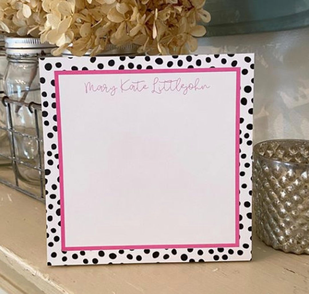 Square Personalized Notepad - Etsy