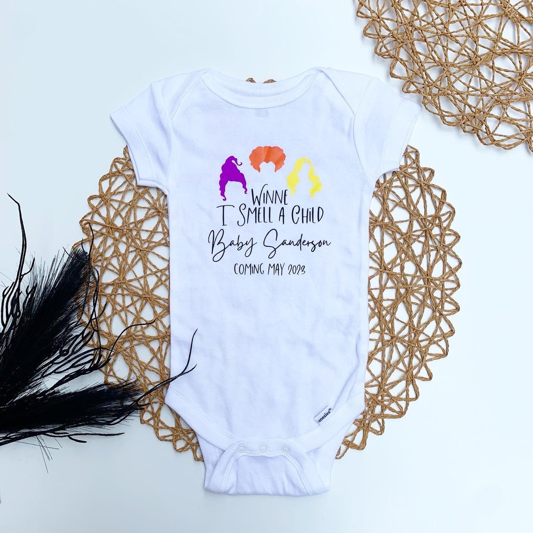 Hocus Pocus Baby Onesie Hocus Pocus Baby Announcement Winnie - Etsy