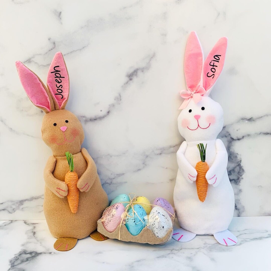 Personalized Easter Bunny, Easter Bunny, Bunny, Personalized Bunny ...