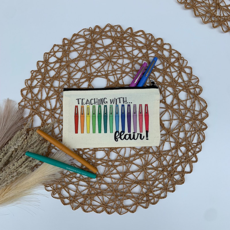 Canvas Pouch Teacher - Etsy