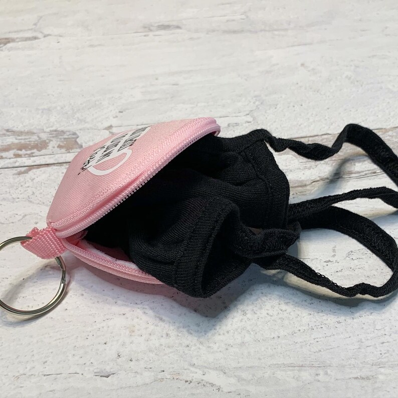 Face Mask Pouch Face Mask Holder Key Chain Mask Holder Kids - Etsy