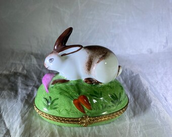 Limoges Trinket Box Rabbit Bunny - Etsy