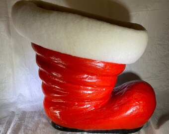 Paper Mache Santa Boot - Etsy