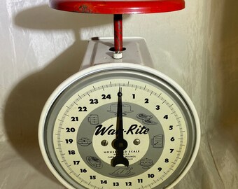 Vintage Way Rite 25 Lbs. Household Scale Country Farmhouse Decor - Etsy