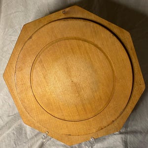 Antique Octagonal Bread Board - Etsy