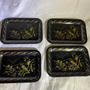 Vintage Small Metal Tray - Etsy