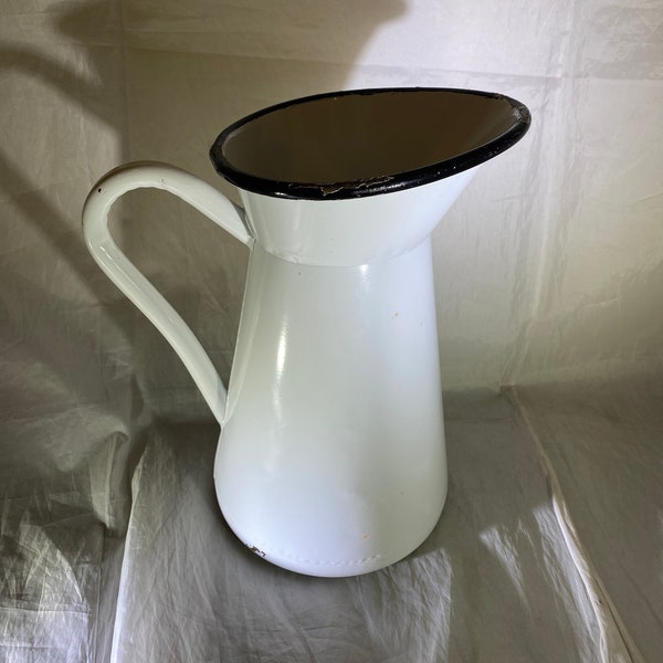 Enamel Pitcher - Etsy