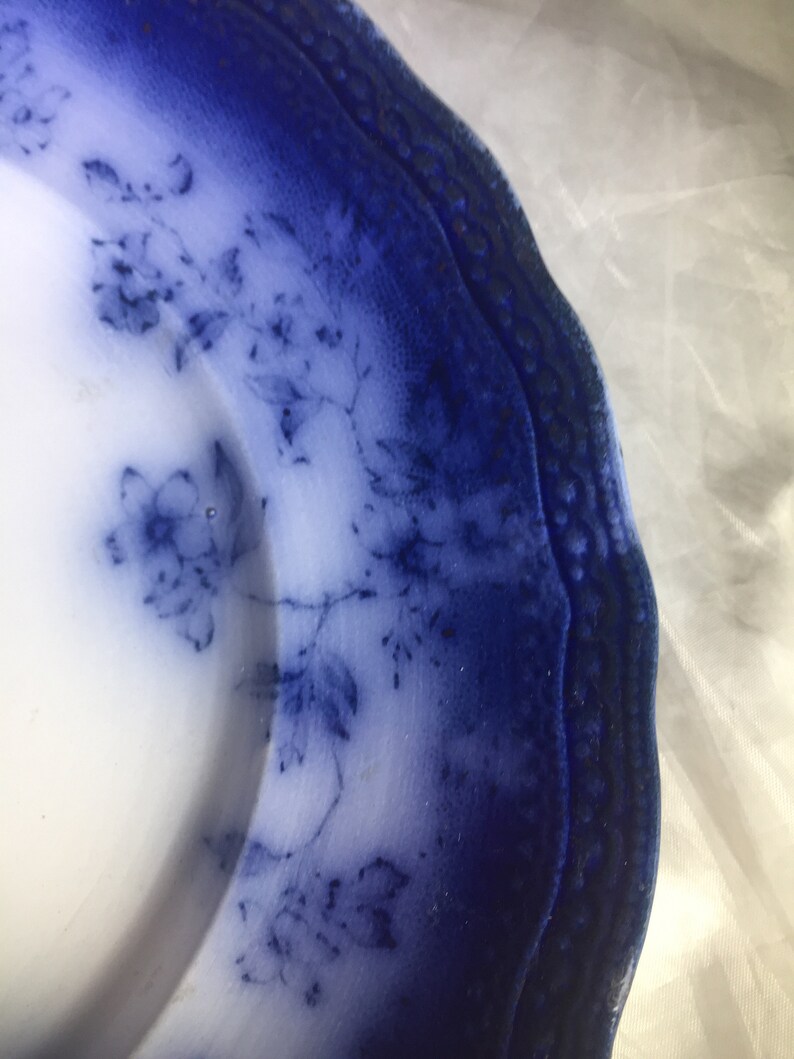 Flow Blue Plate - Etsy