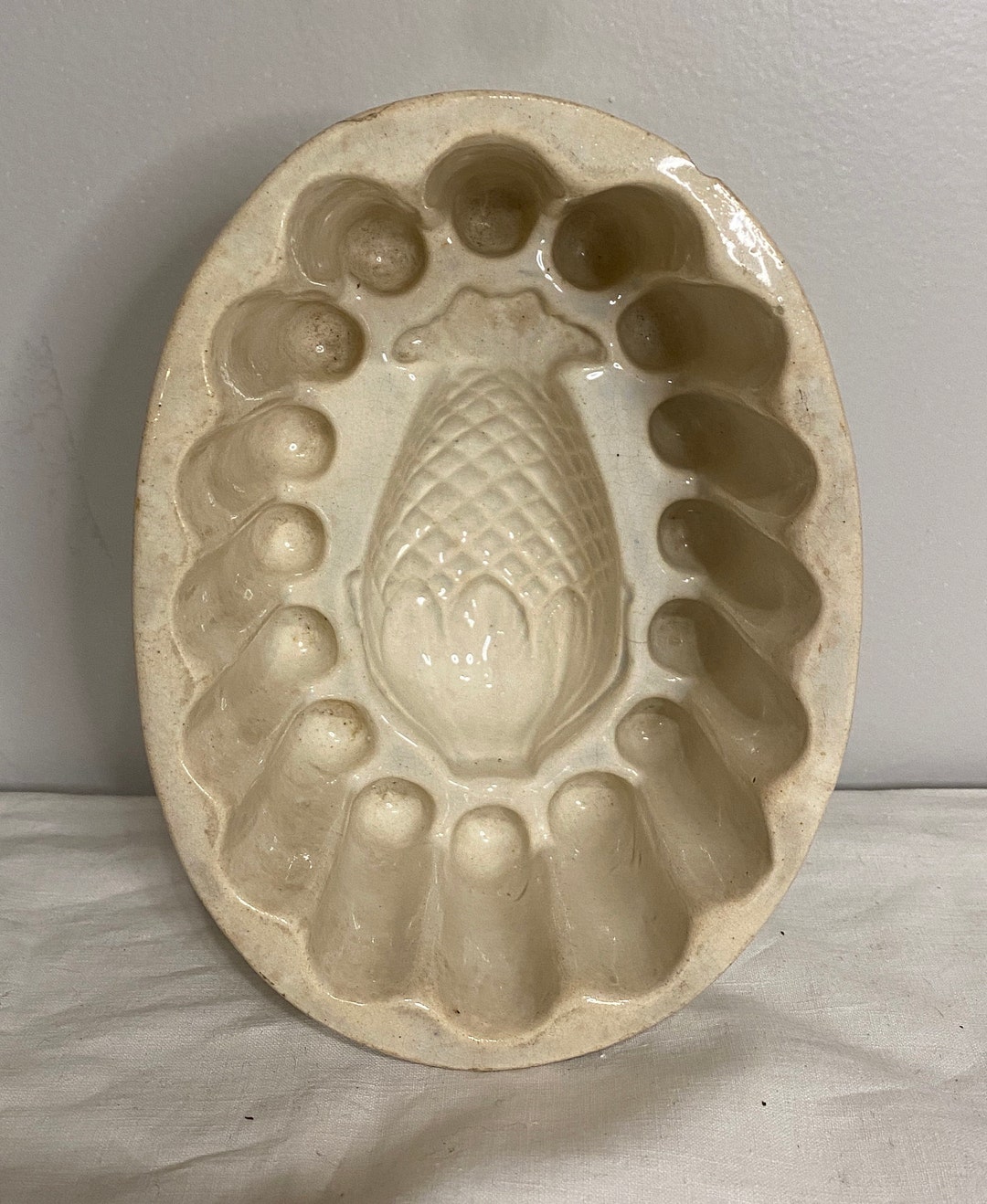 Antique Ironstone Pottery Pudding Mold - Etsy