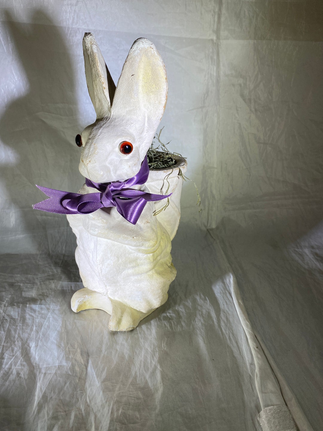 Paper Mache Rabbit Candy Container C. 1920s - Etsy