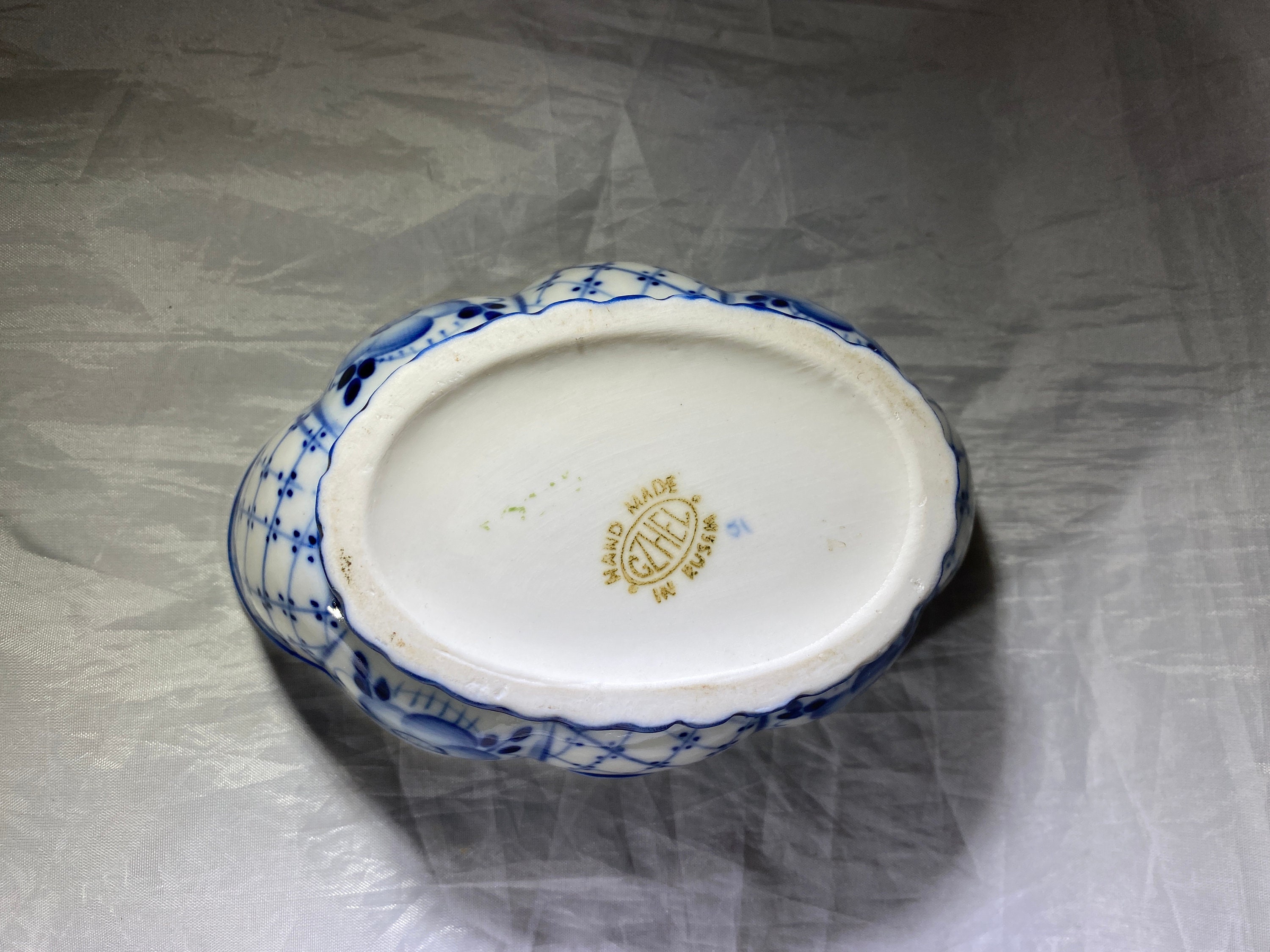 Gzhel Russian Porcelain Tureen | Etsy