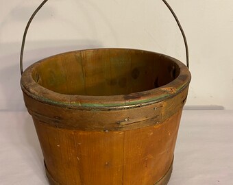 Antique Water Bucket | Etsy