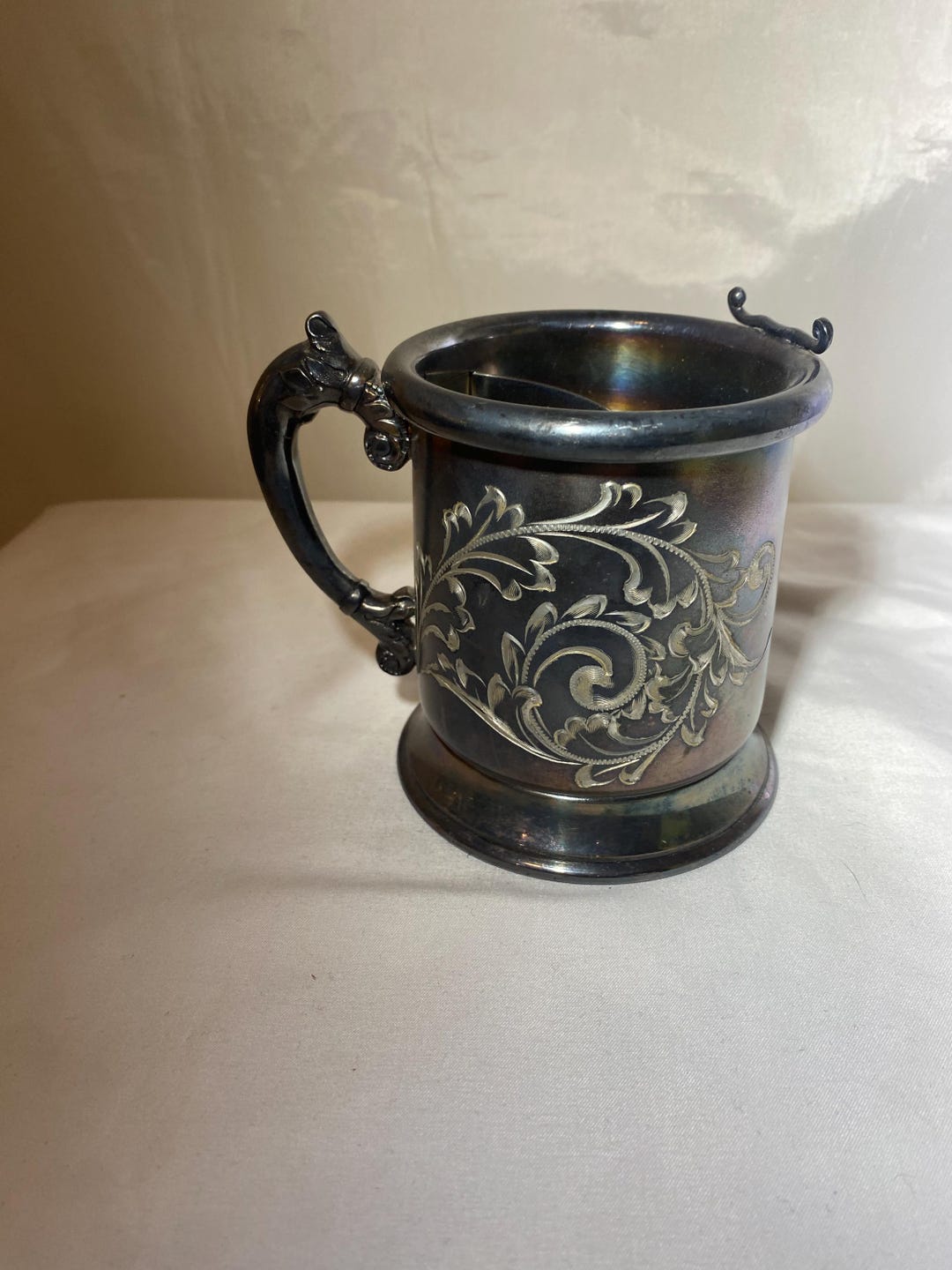 Victorian Barbour Bros Co Quadruple Silverplate Shaving Mug - Etsy