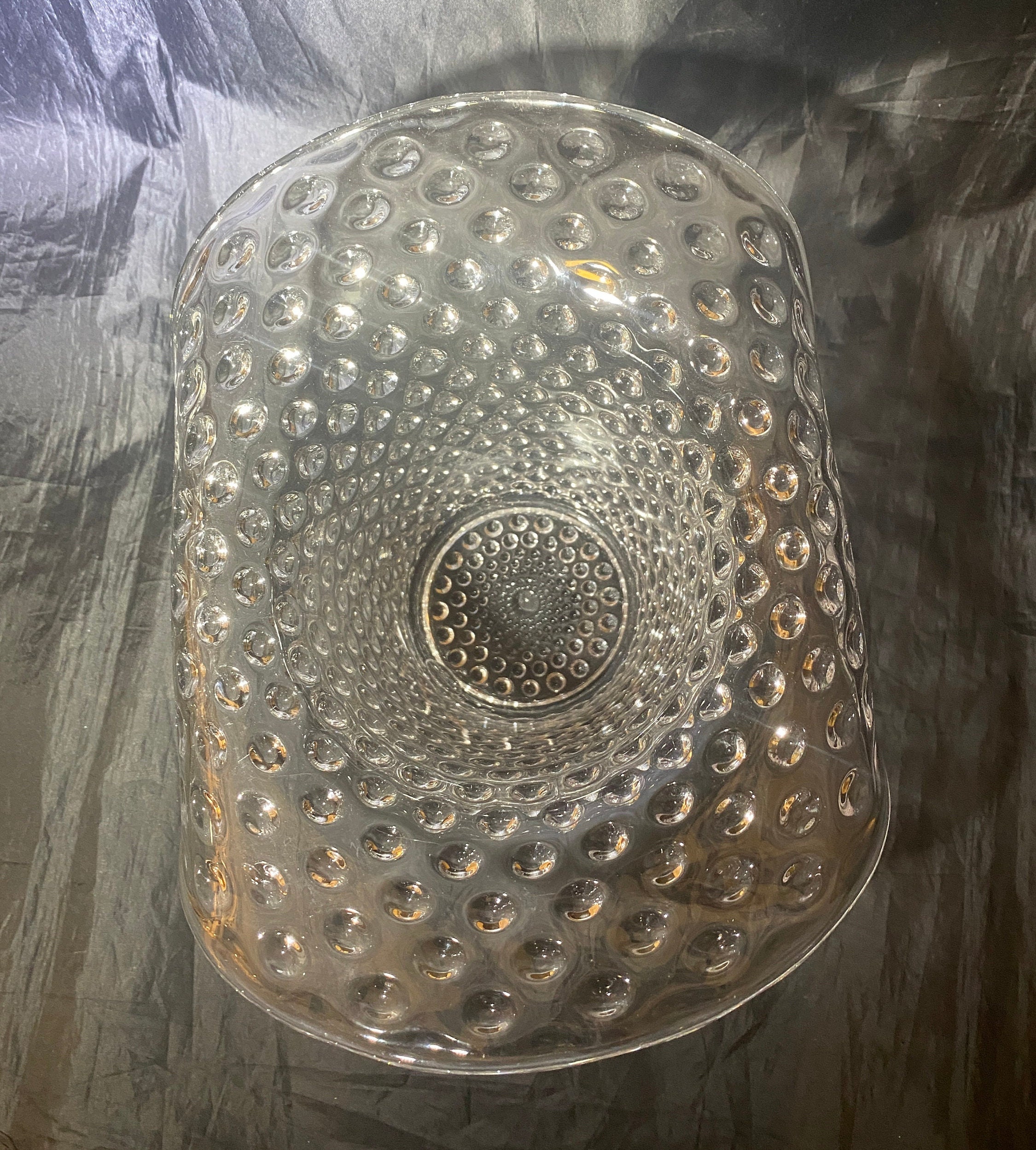 Glass Hobnail Top Hat - Etsy
