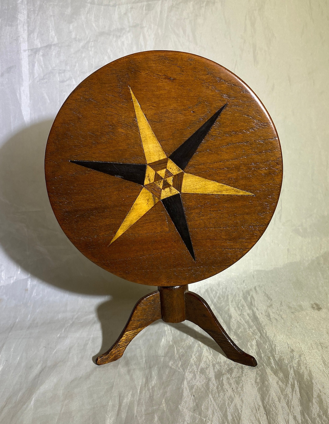 Miniature Tilt-top Inlayed Table - Etsy