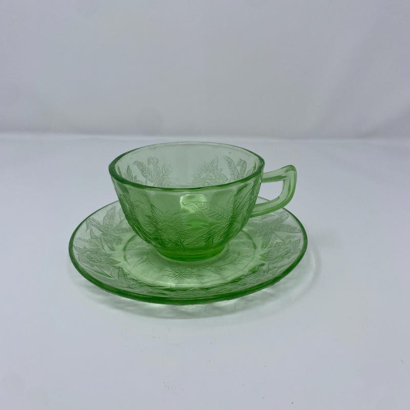Uranium Jeannette Glass - Etsy