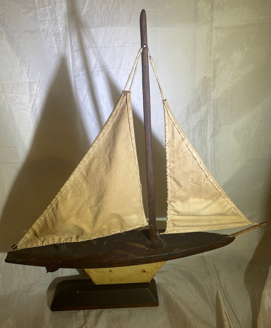 Hand Made Pond Sailboat - Etsy