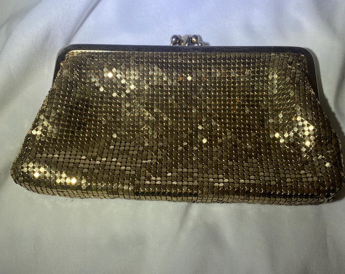 Whiting & Davis Gold Mesh Wallet/clutch - Etsy