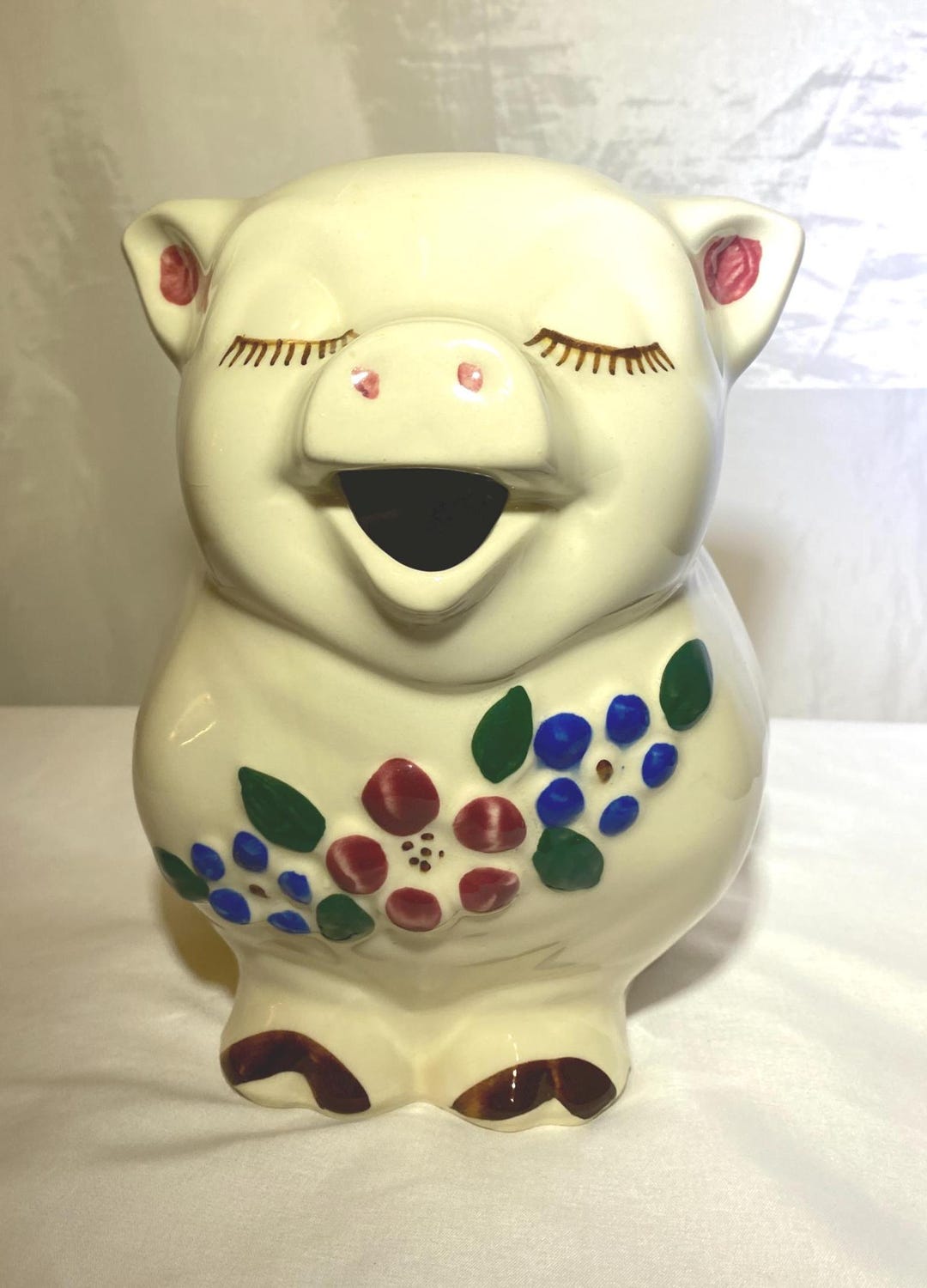 Vintage Shawnee Smiley Pig Pitcher - Etsy