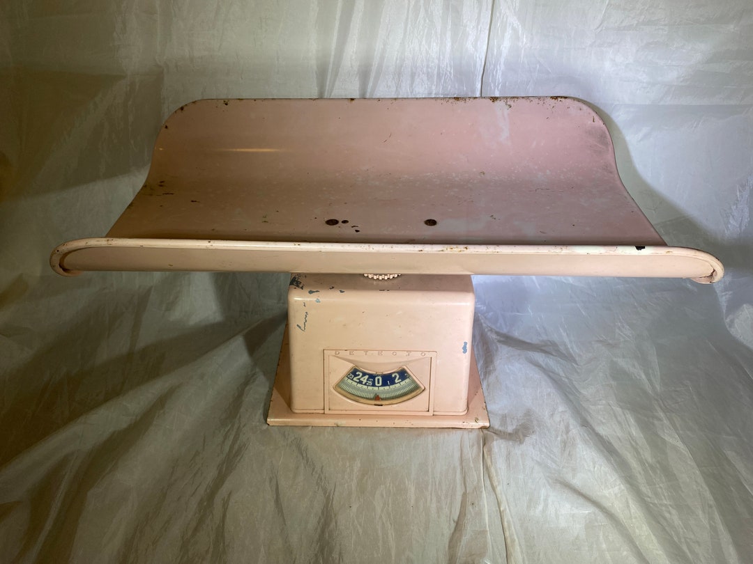 Vintage Pink Detecto Baby Scale - Etsy