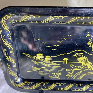 Vintage Small Metal Tray - Etsy