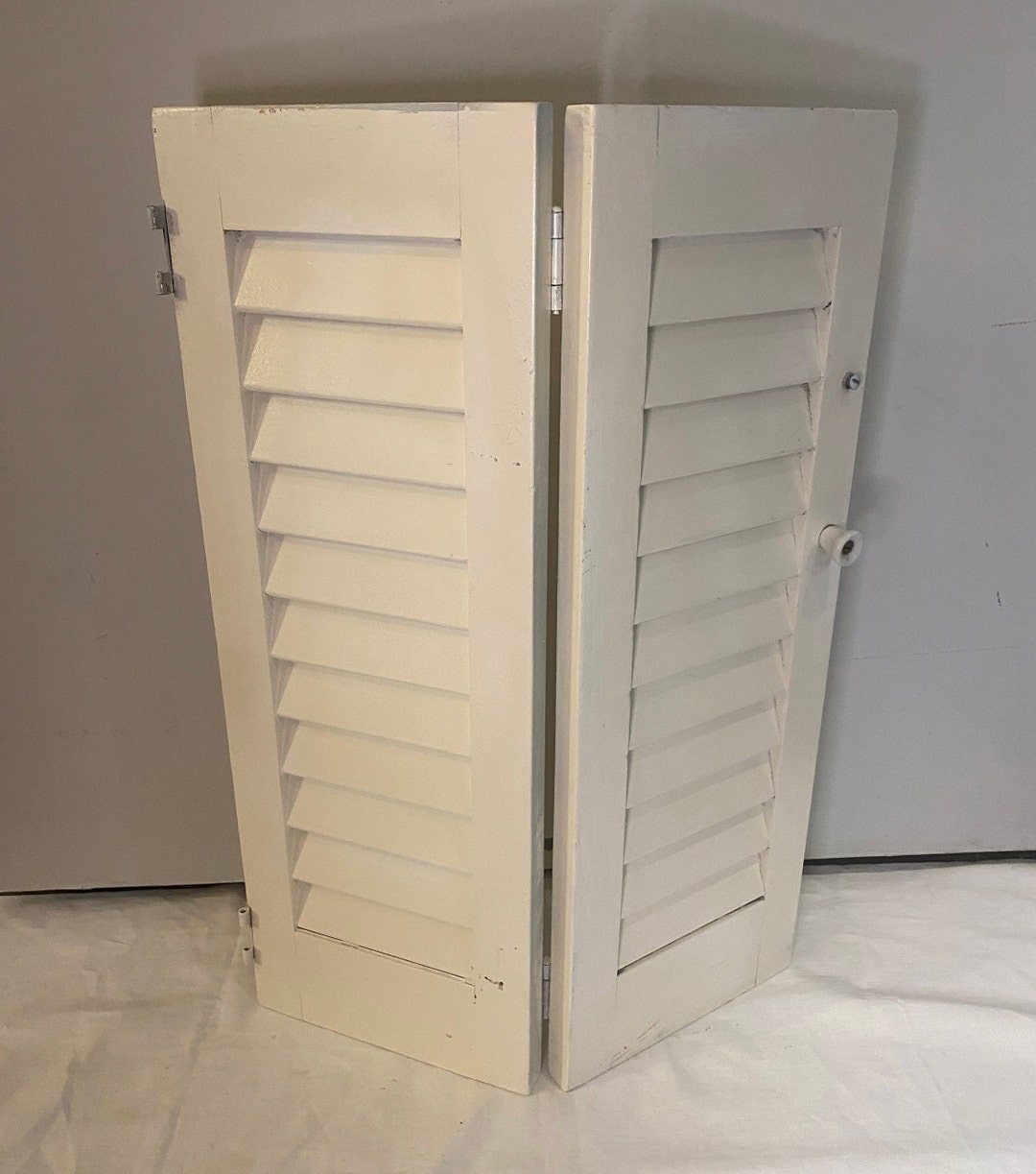 White Wooden Shutters - Etsy