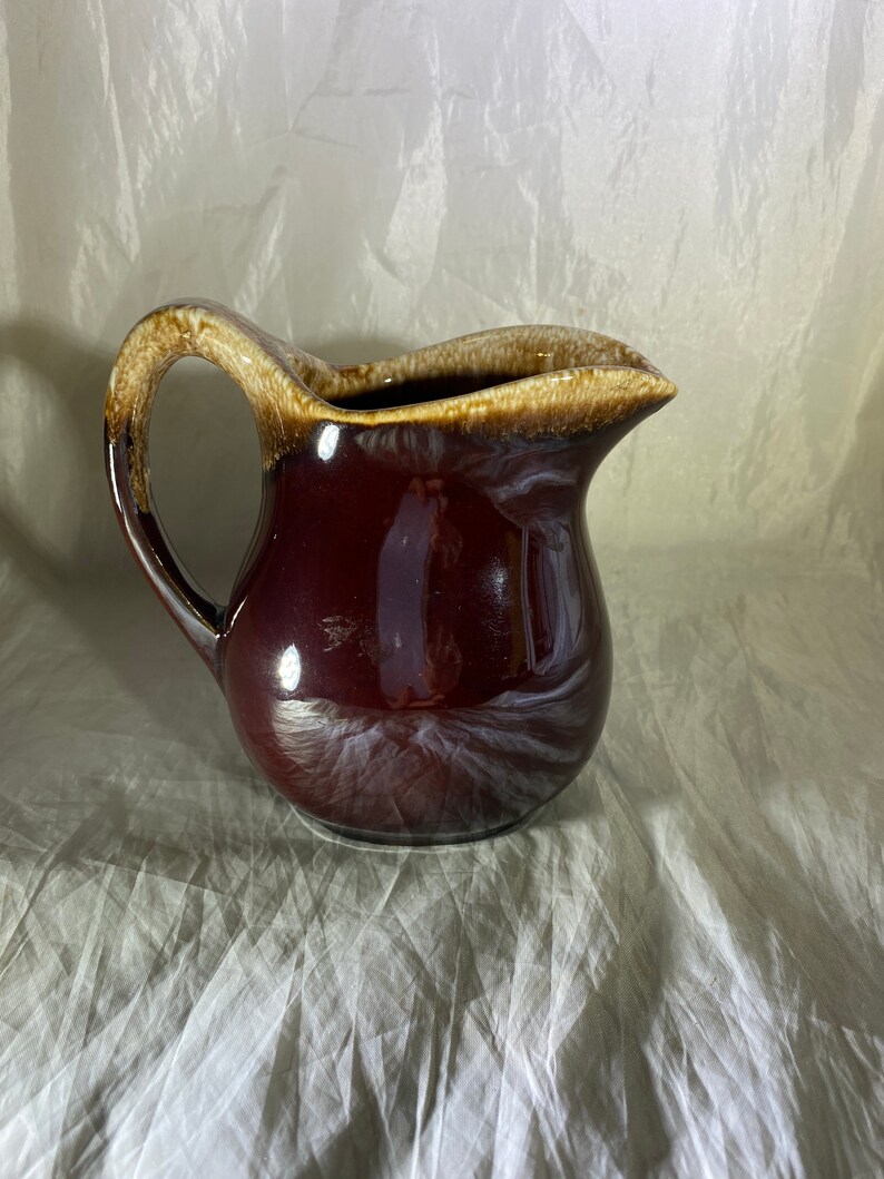 Mccoy Drip Ware Pitcher - Etsy