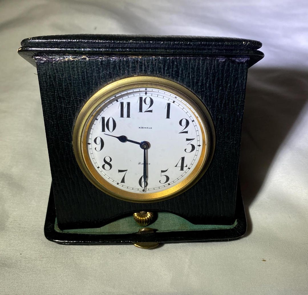 Antique Swiss 8 Days Travel/desk Clock - C. 1900 - Etsy