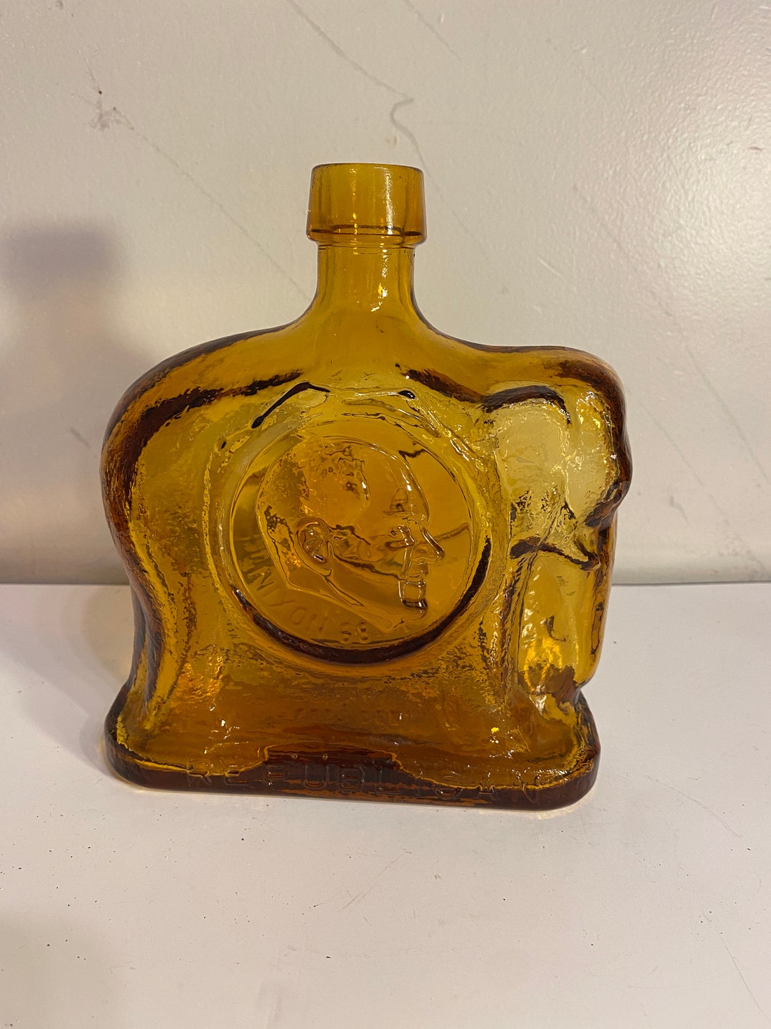 Wheaton 1968 Republican Nixon/agnew Campaign Bottle Decanter - Etsy