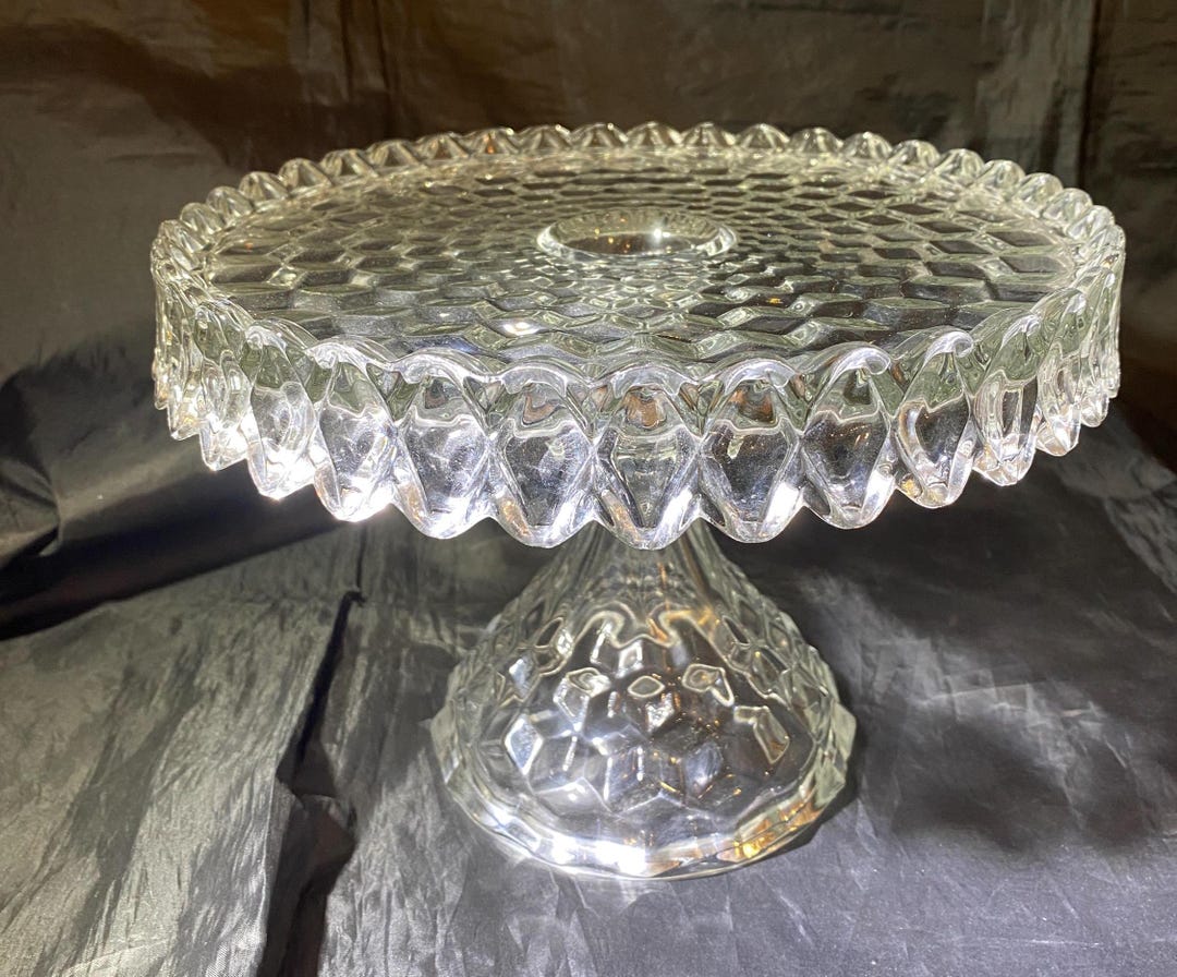 Fostoria American Cake Stand - Etsy