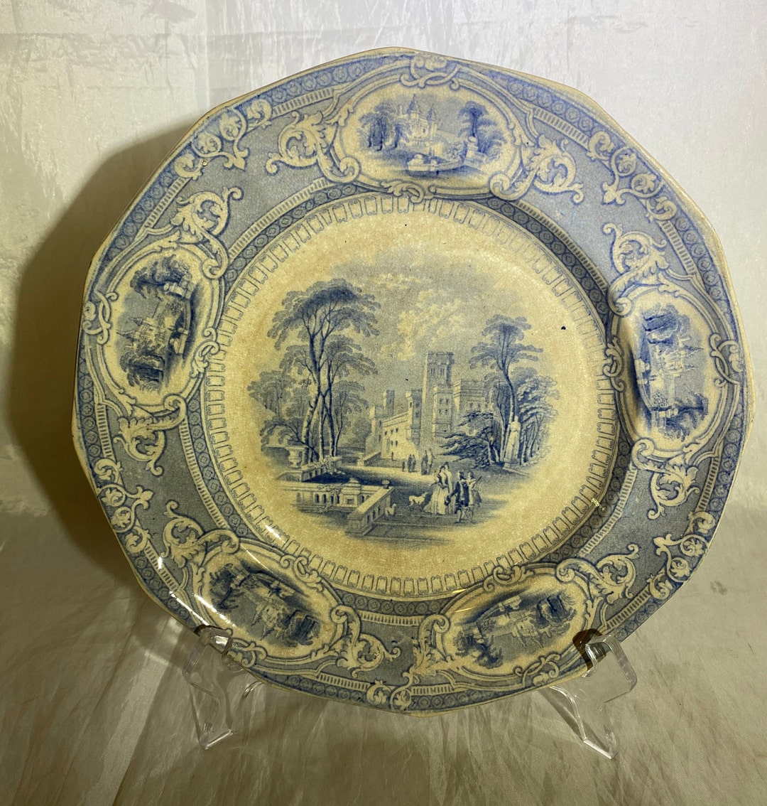 Antique Ironstone Plate - Etsy