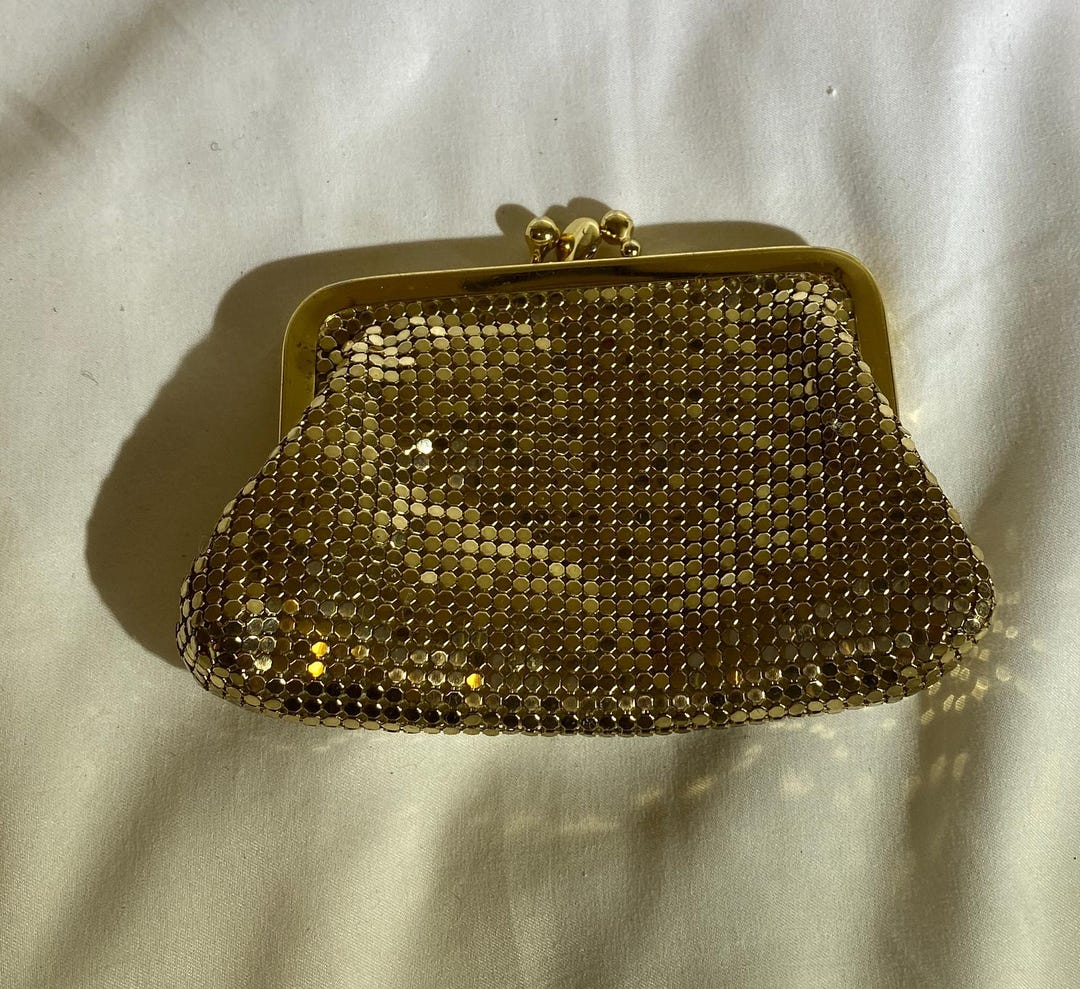 Whiting & Davis Gold Mesh Change Purse - Etsy