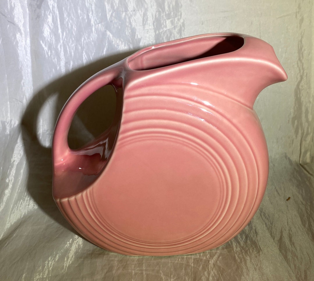 Fiestaware Rose Pitcher - Etsy
