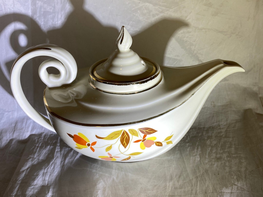 Hall's Autumn Leaf Aladdin Teapot - Etsy